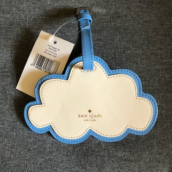 kate spade | Accessories | Kate Spade Cloud Luggage Tag | Poshmark
